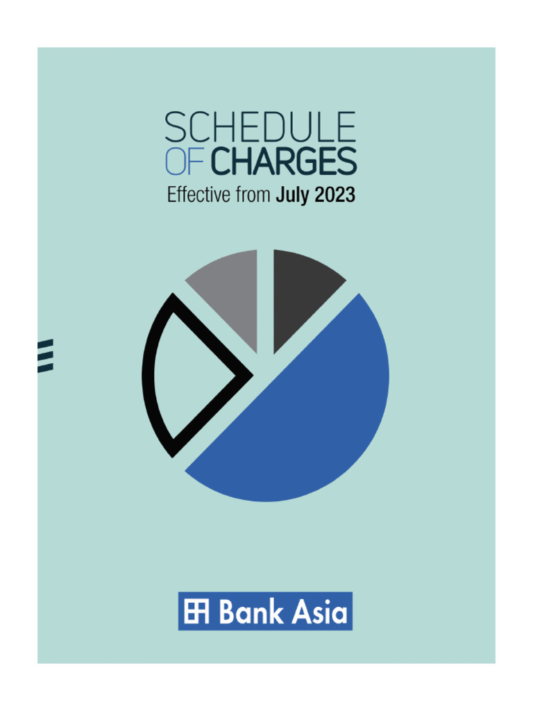 Schedule of Charge 2023 14012024 | PDF | Cheque | Fee