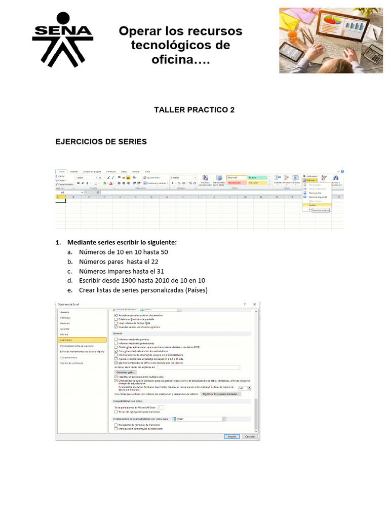 Taller Practico Excel 2 | PDF | Arte | Informática