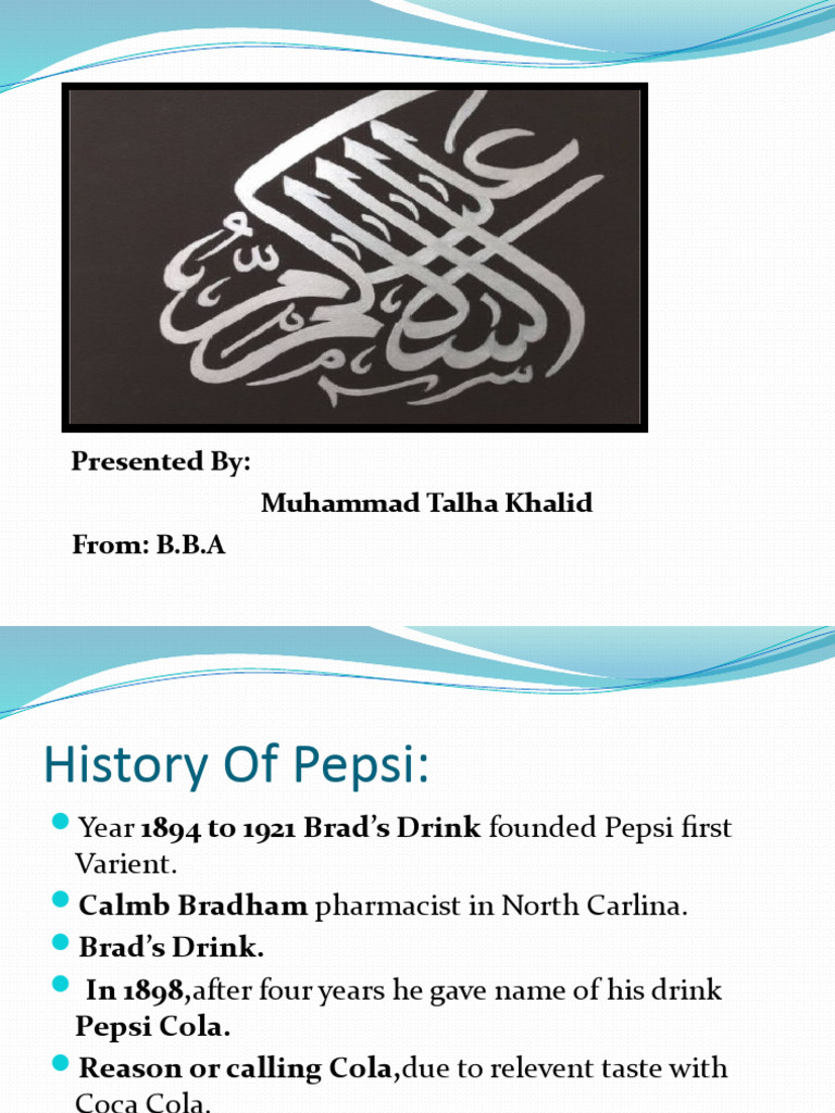 History OF Pepsi 2 | PDF | Pepsi | Pepsi Co