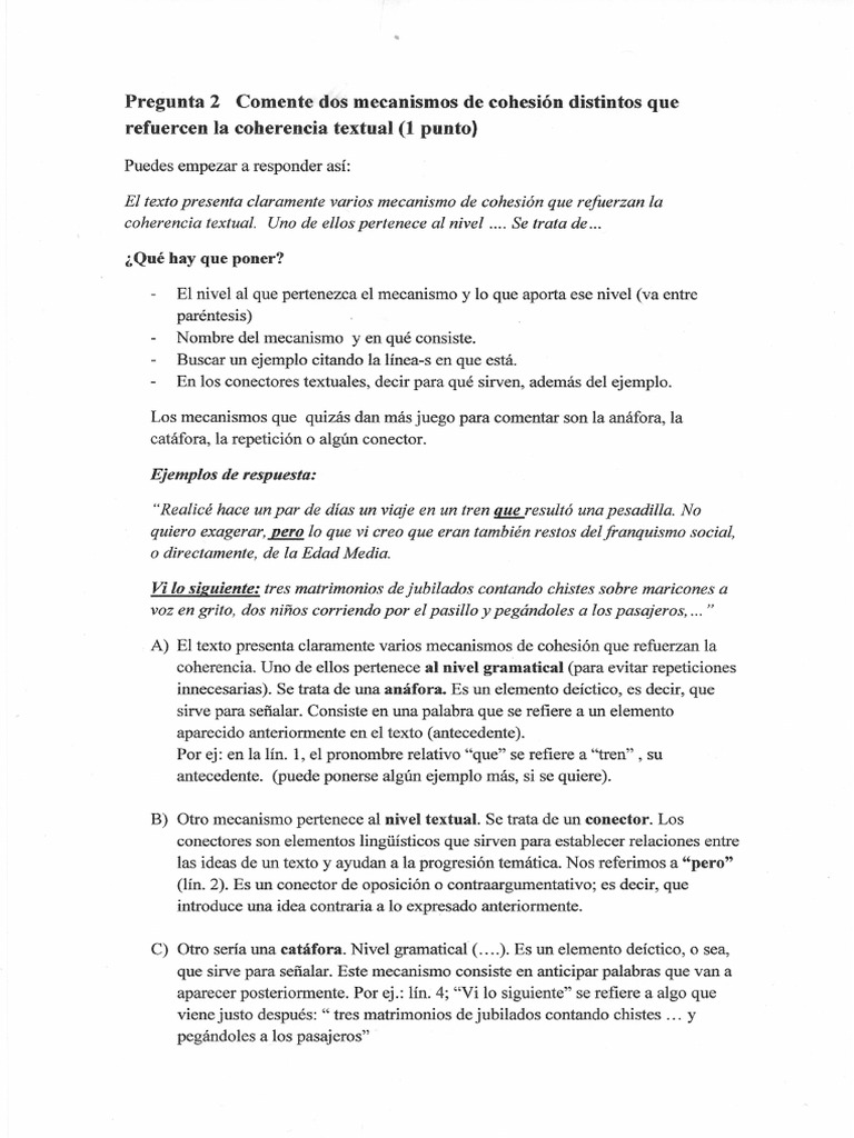 Mecanismos de Cohesión Textual | PDF Mecanismos de Cohesión Textual | PDF