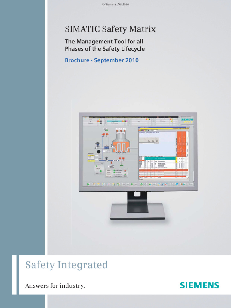 safety-integrated-simatic-safety-matrix_Siemens | Download Free PDF | Risk | Computing