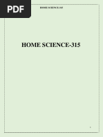 Home Economics Notes | PDF | Home Economics