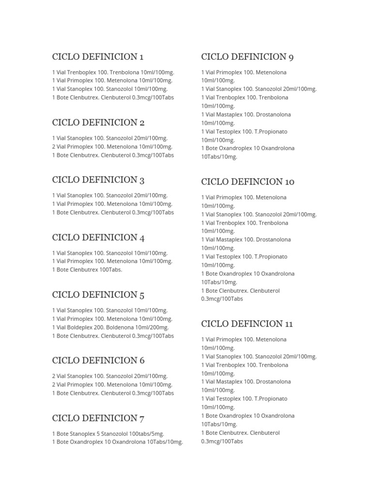 Ciclo Definicion 1 | PDF