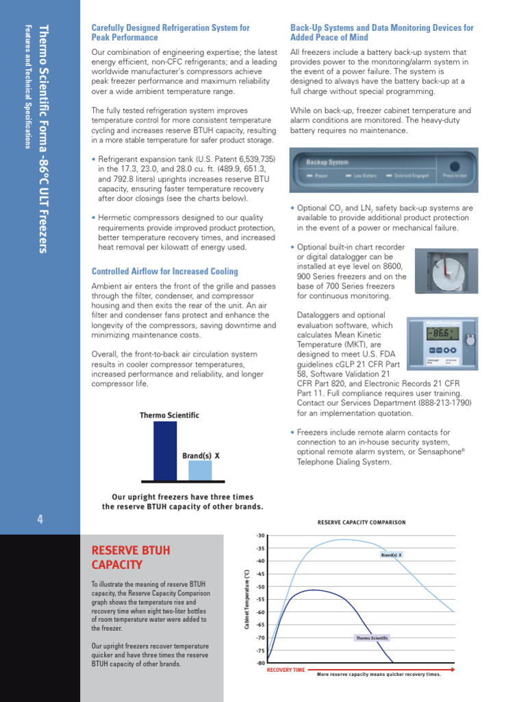 Thermo Scientific Forma -86°C Freezers Catalog 2007 4 | PDF ...