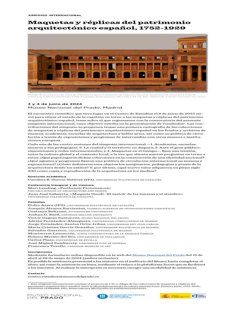 Simposio Internacional MNP Poster | Descargar gratis PDF | Museo ...