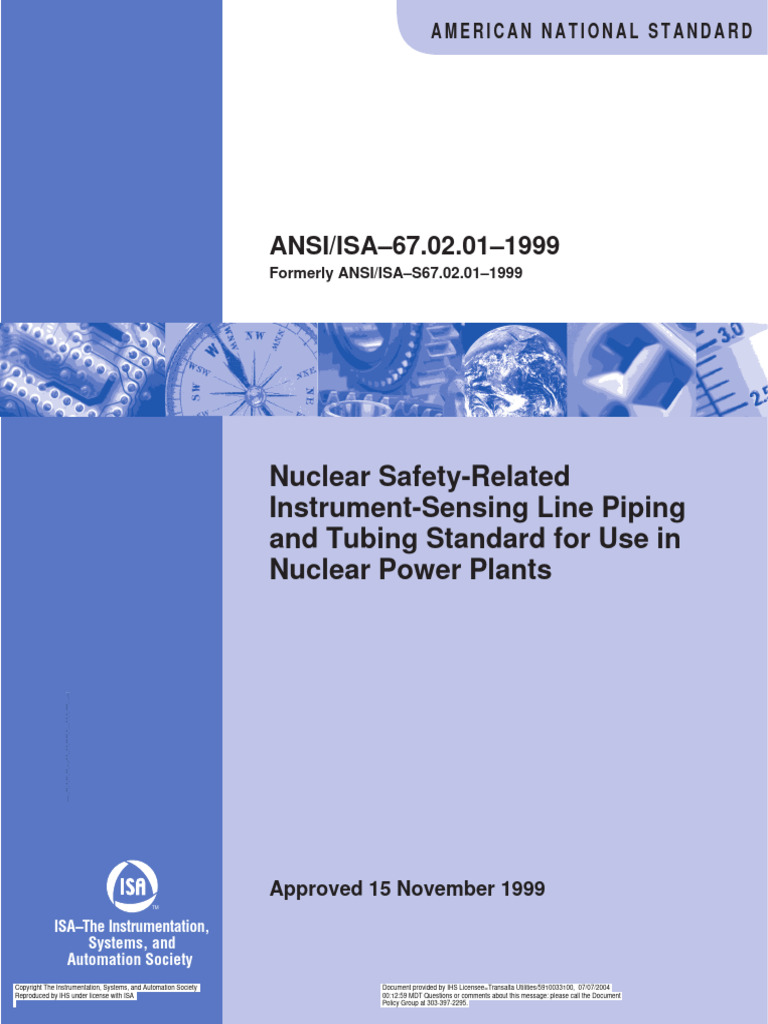 Ansi/I - 67.02.01 - 99 | PDF | Pipe (Fluid Conveyance) | International ...