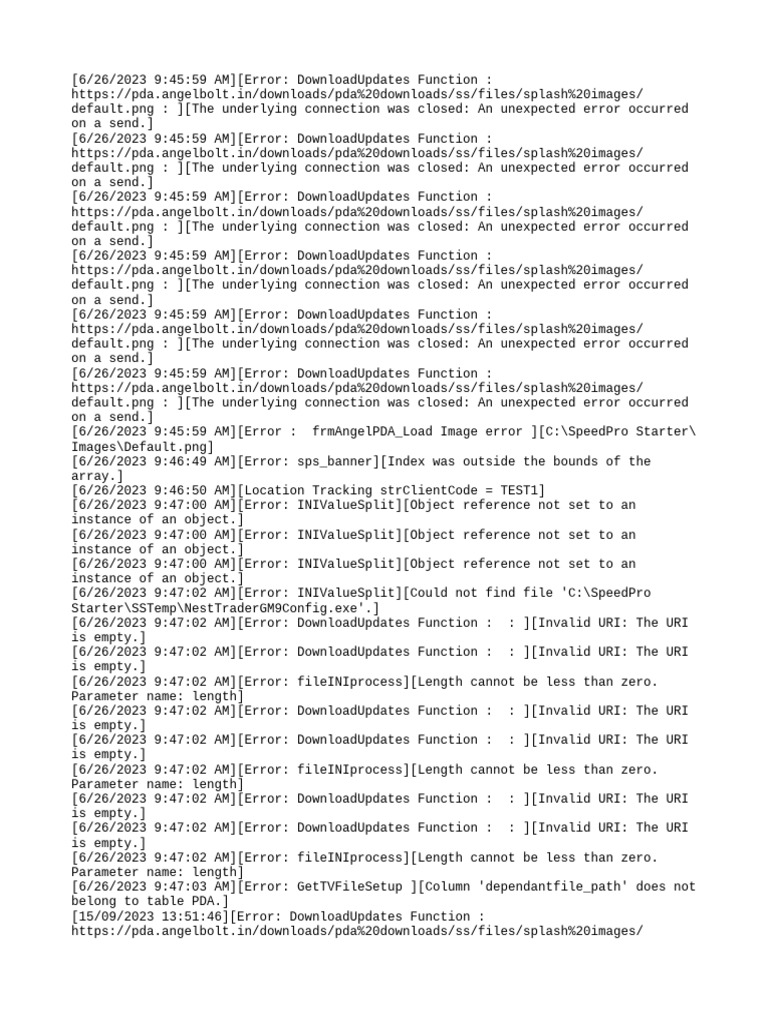 Errorlog | Download Free PDF | Computer Programming | Computing