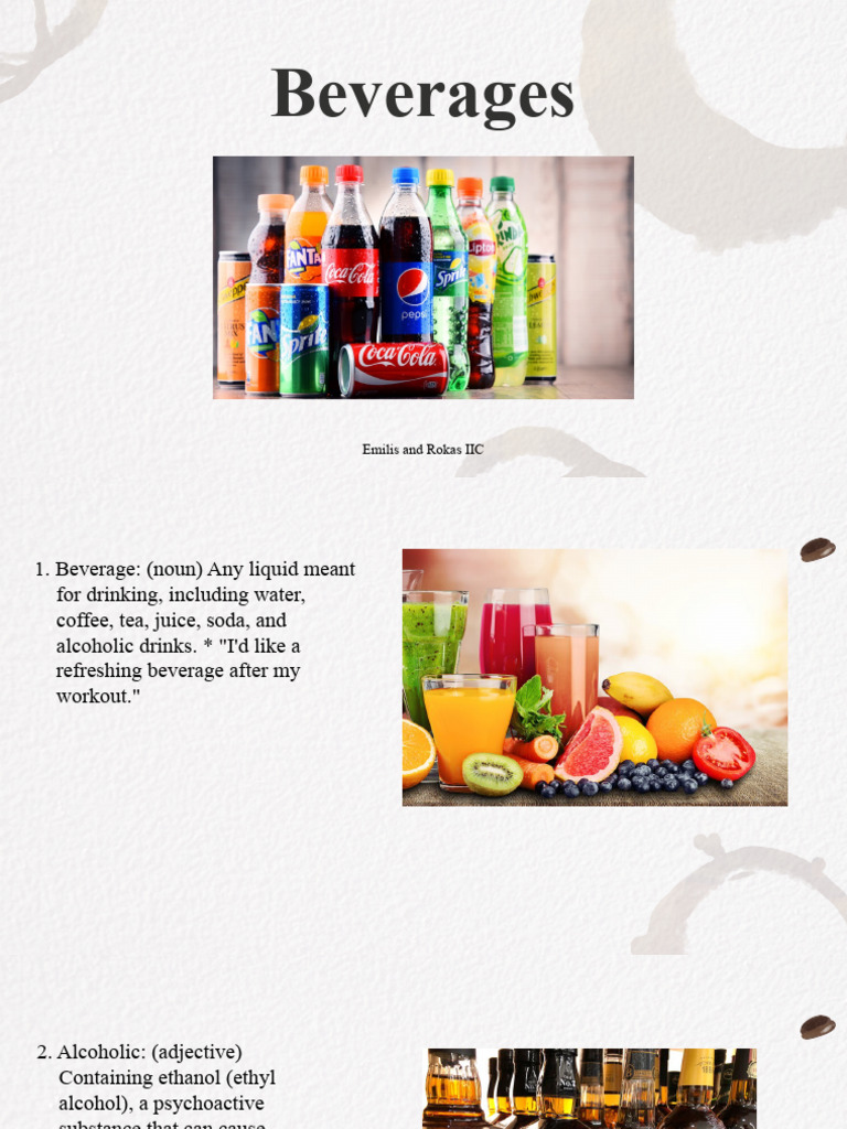 Beverages | PDF | Alcoholic Beverages | Drink