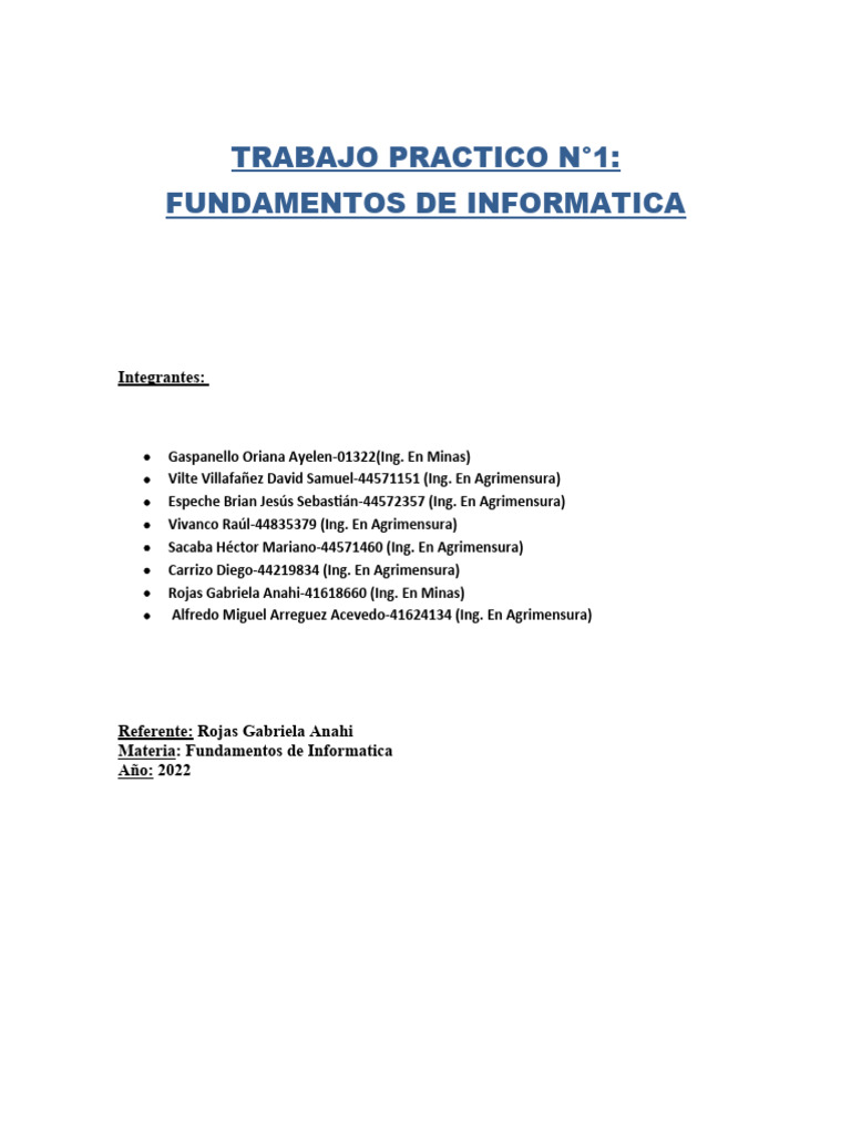 TRABAJO PRACTICO PYTHON | PDF | Pulgada | Celsius