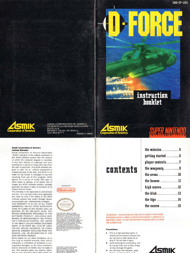 D-Force (USA) | PDF