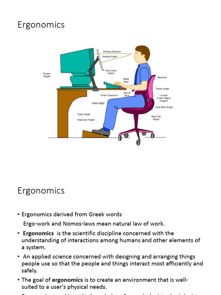 Chapter 3 Ergonomics | PDF | Human Factors And Ergonomics | Anthropometry