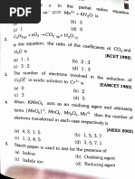 Redox Reaction Problems and Solutions | PDF | Redox | Chemical Reactions