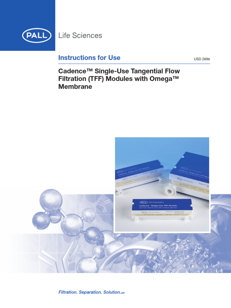 Cadence T Single Use TFF Modules USD2896 en | PDF | Membrane | Nut ...