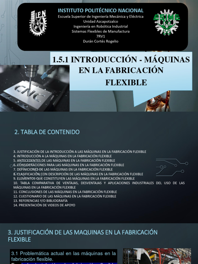 1.5.1 Introducción a las maquinas en la fabricación flexible | PDF | Control numerico ...