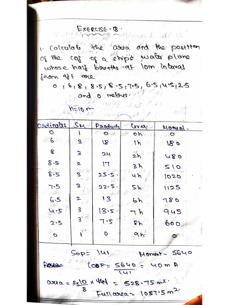 Simpson's Rule Exercise 18 | PDF
