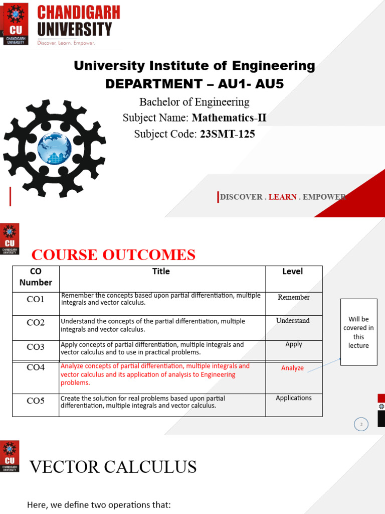 Unit-3 PPT Vector | Download Free PDF | Divergence | Derivative
