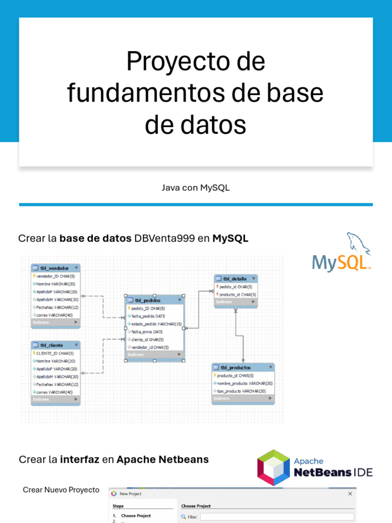 Proyecto DBVentassss | PDF | Mi sql | Java (lenguaje de programación)
