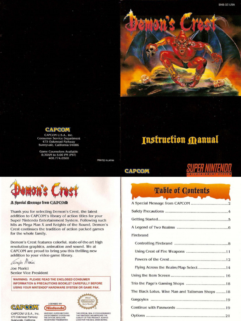 Demon's Crest (USA) | PDF