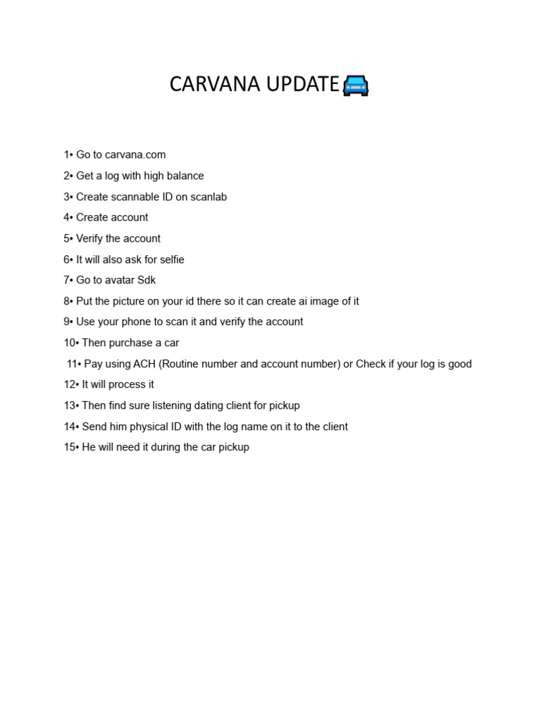 Carvana Update? | PDF | Business