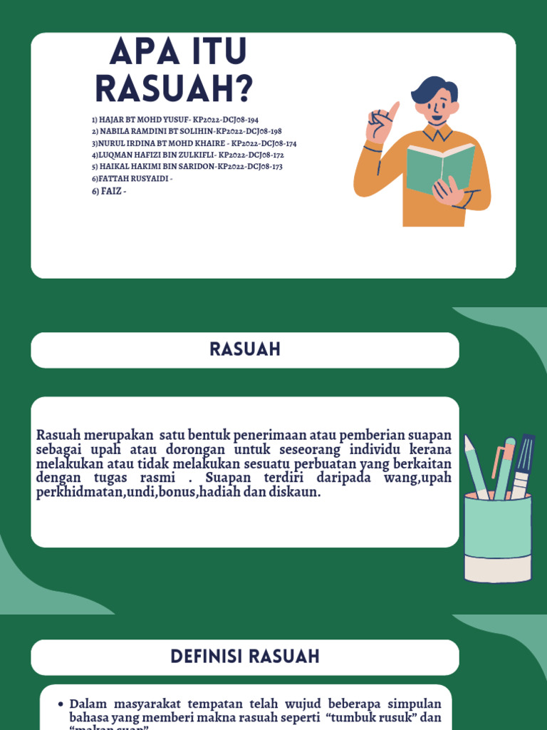 Apa Itu Rasuah | PDF | Ilmu Sosial