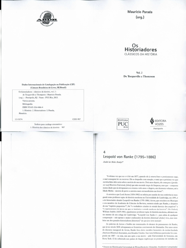 Leopold Von Ranke | PDF | Historiador | Historiografia