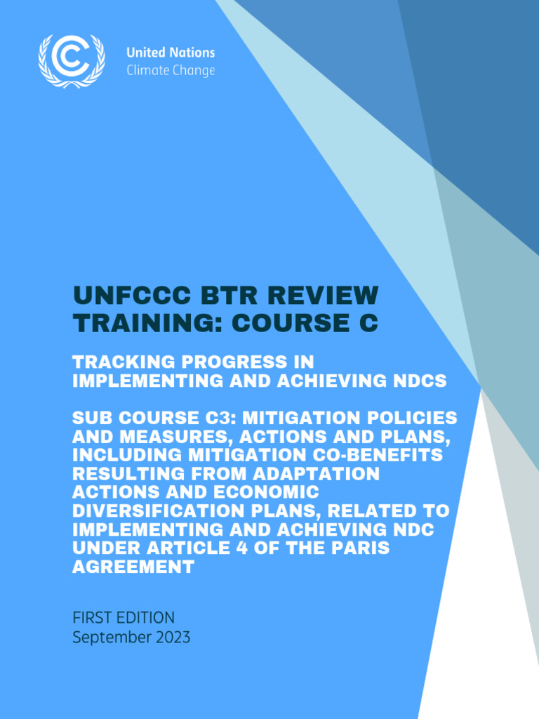 C3 Mitigation Actions Ed1.Docx | PDF | Climate Change Mitigation ...