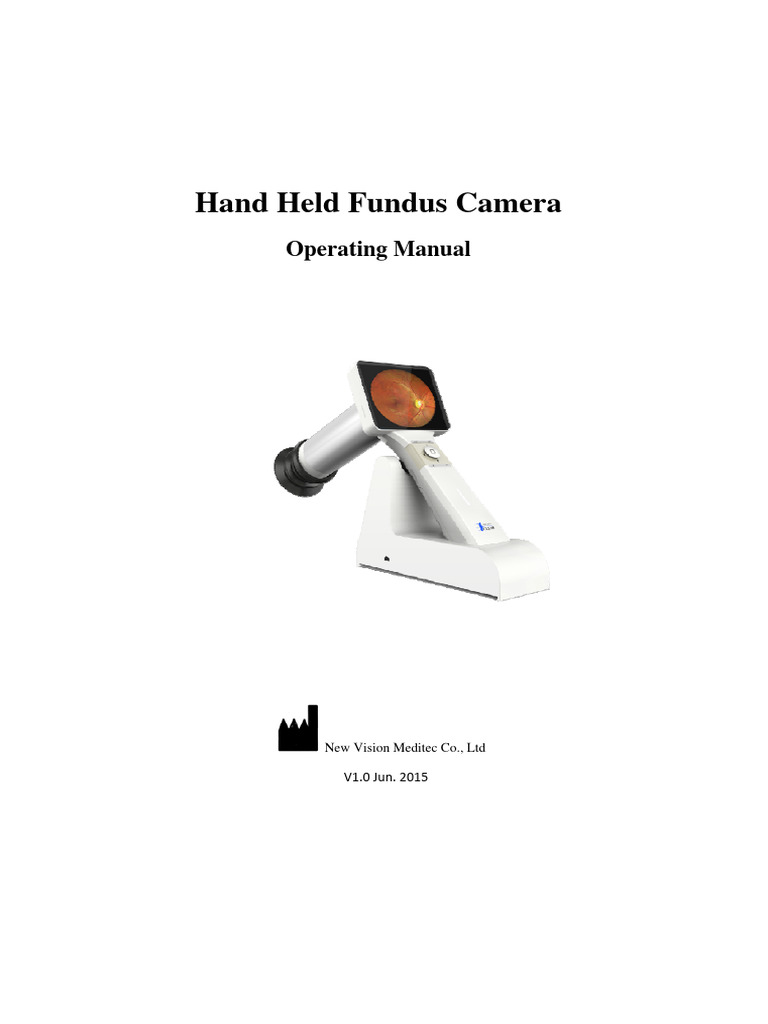 Ophthalmic Camera User Guide | PDF | Camera | Camera Lens