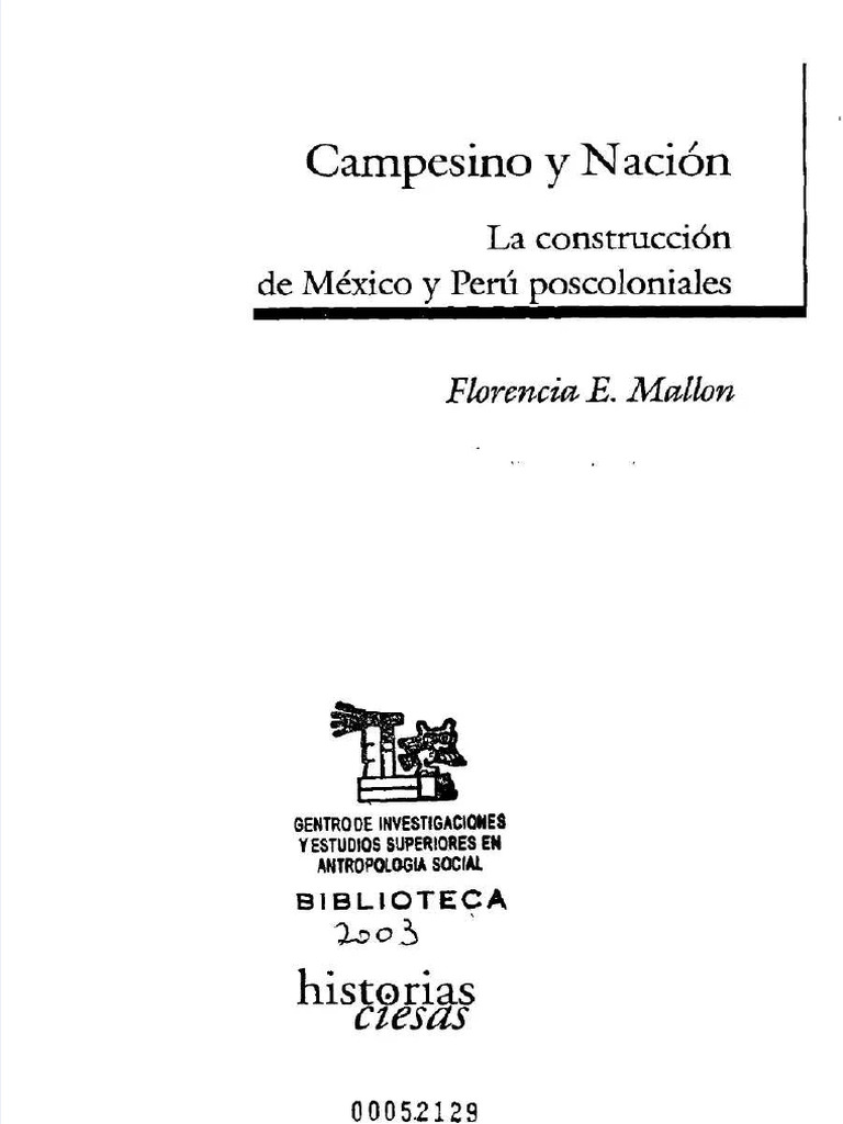 PDF Cap 6 de Ciudadano A Otro Mallon Florencia Campesino y Nacion - Compress | PDF | Sufragio ...