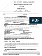 End of Term 2 Examination Mathematics 2024 | PDF | Teaching Methods ...