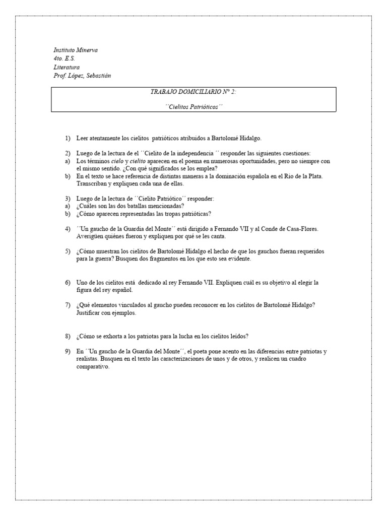 TP 2 | PDF | Clásicos