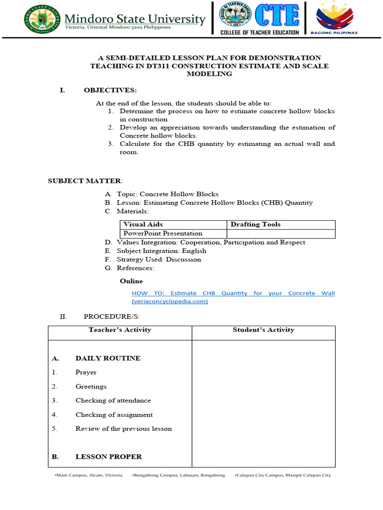 SDLP-Chb-estimation | PDF | Area | Concrete