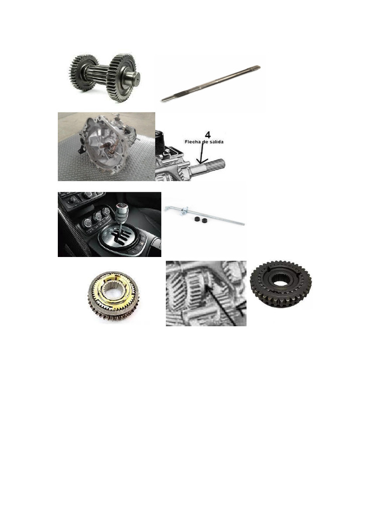 Partes de La Transmision Estandar | PDF