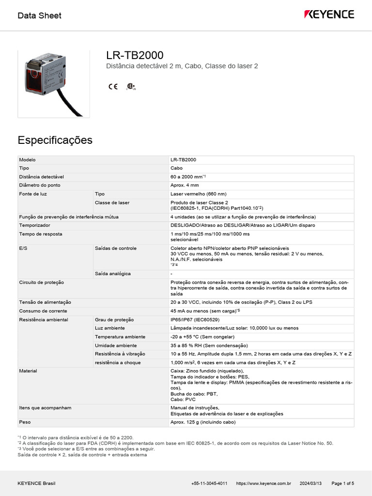 LR-TB2000 Datasheet | Download grátis PDF | Resistência elétrica e condutividade | Engenharia ...