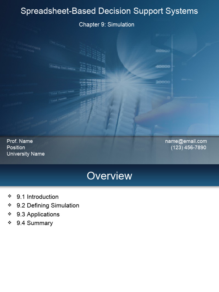 Chapter9 | Download Free PDF | Simulation | Probability Distribution
