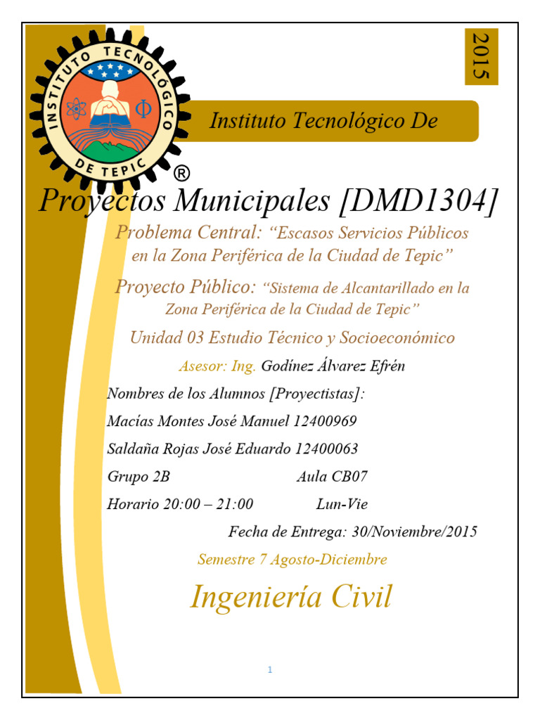 T 3 David Jauregui | PDF | Alcantarillado | Tubería (transporte de fluidos)