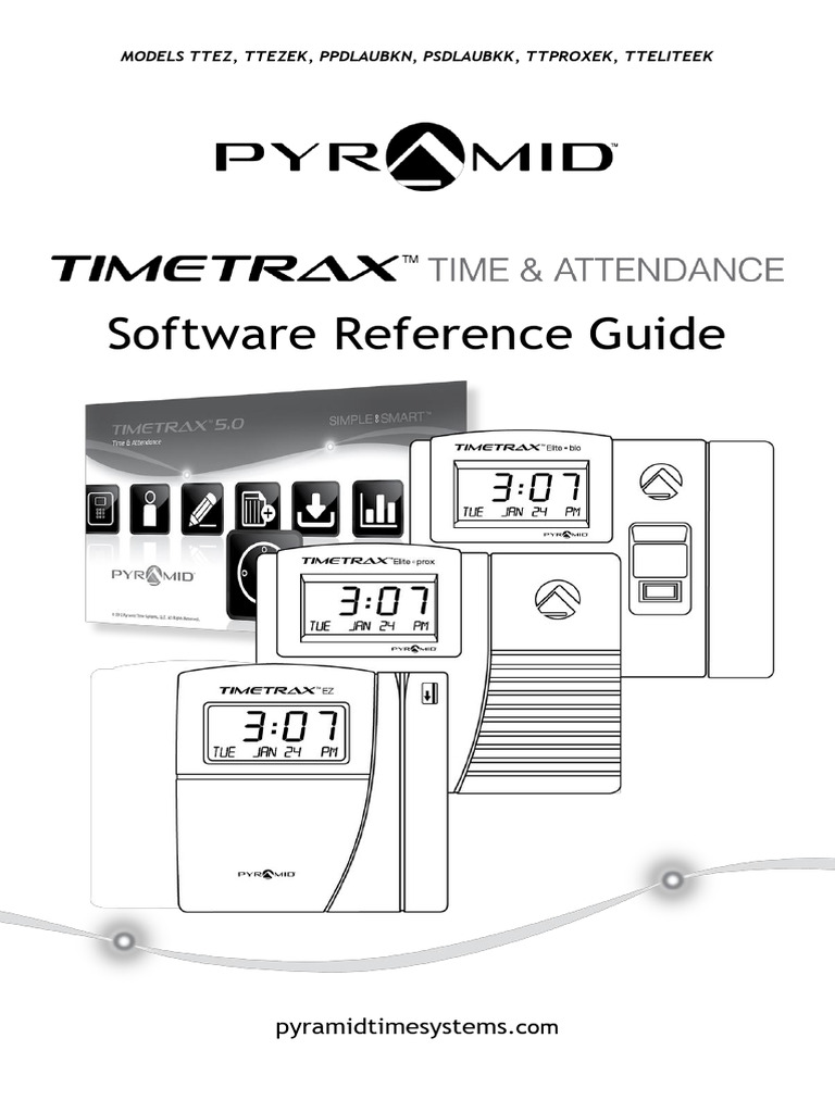 TimeTrax Version 5 Software Reference Guide | PDF | License | Overtime