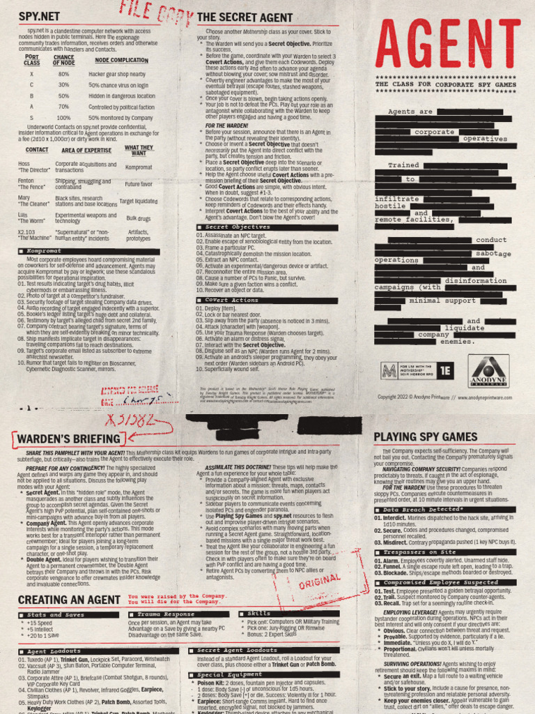 Agent_Class_Color_v1 | PDF