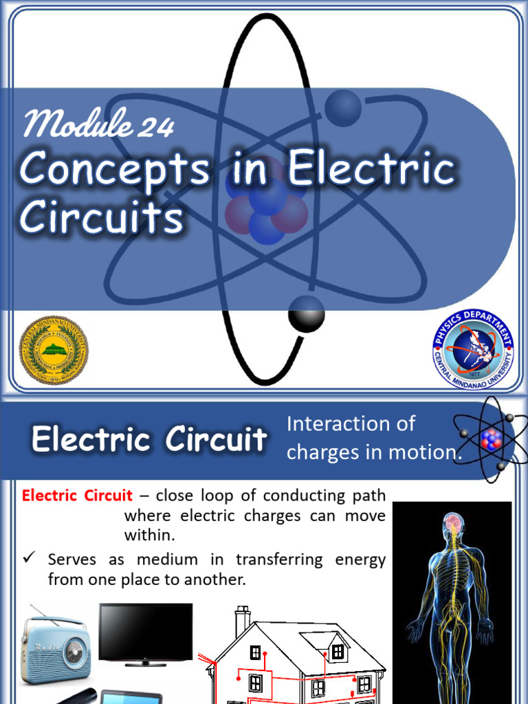 ES 15 Module 23 - DC Circuits | PDF | Electrical Resistivity And ...