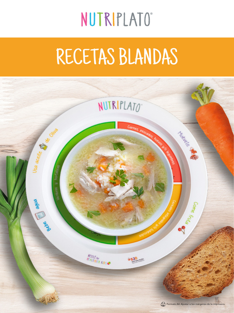 Recetario Nutriplato Recetas Blandas | PDF | Panes | Caldo