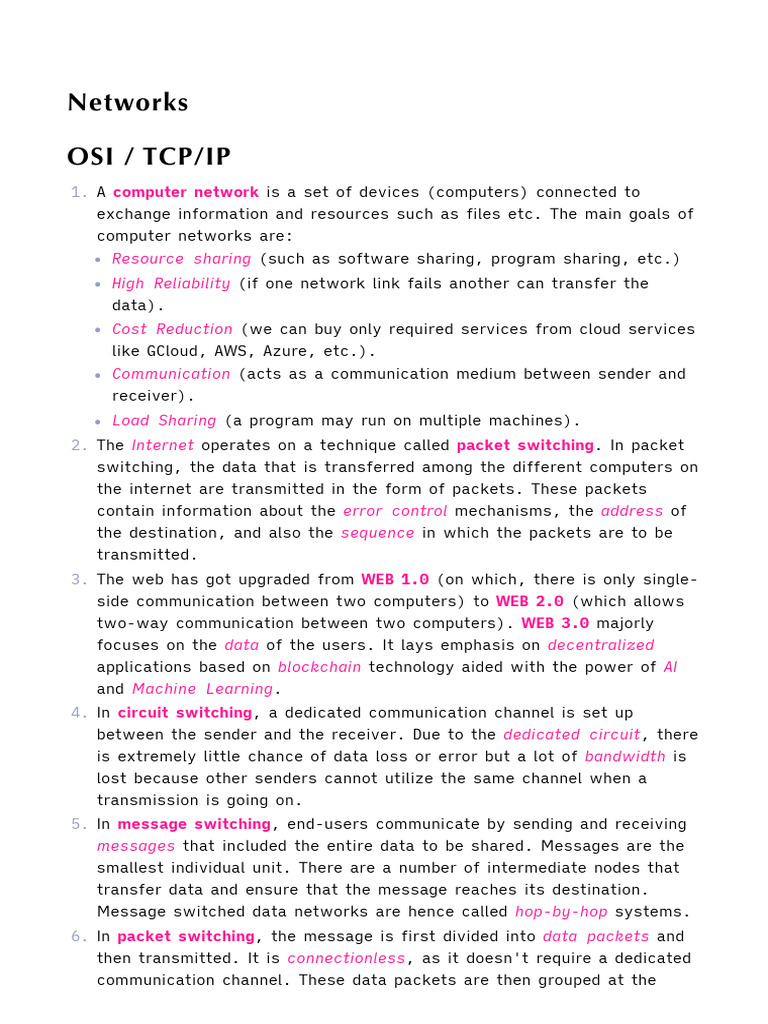 Networks | Download Free PDF | Transmission Control Protocol | Domain Name System