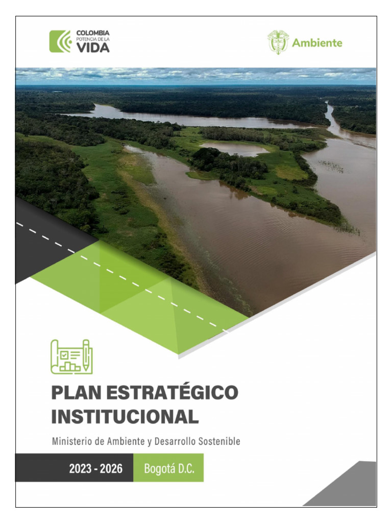Plan Estrategico Institucional Pei 2023 2026 Minambiente 1 | PDF | Planificación | Desarrollo ...