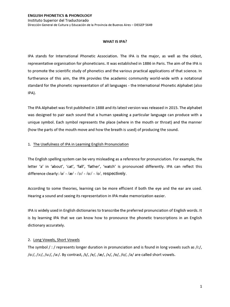 03 - IPA English Vowels | PDF | Vowel | Human Voice