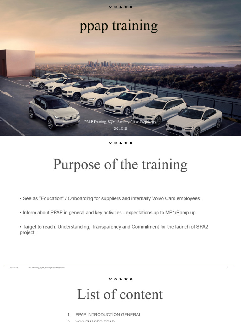 PPAP Training | Download Free PDF | Business Process | Production And Manufacturing