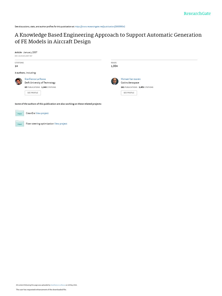 A Knowledge Based Engineering Approach To Support | PDF | Modularity | System
