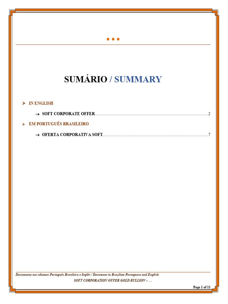 Sco Gold Bullion 5TM - Previous - Modelo | PDF | United States Dollar ...