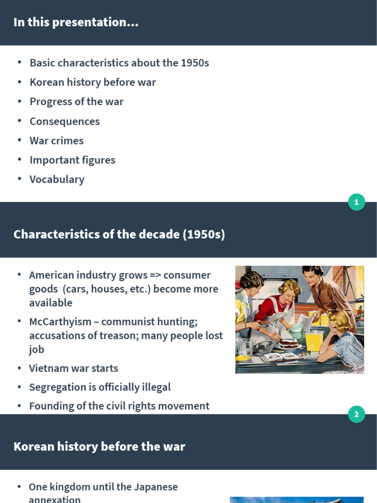 Overview of the Korean War | PDF | North Korea | World Politics