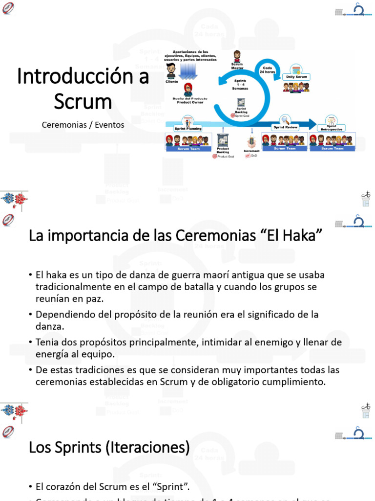 Capítulo 204 Introducción A Scrum Ceremonias | PDF | Scrum (desarrollo de software) | Desarrollo ...