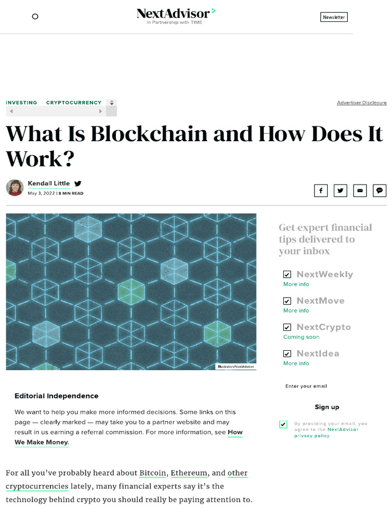Blockchain Technology | PDF