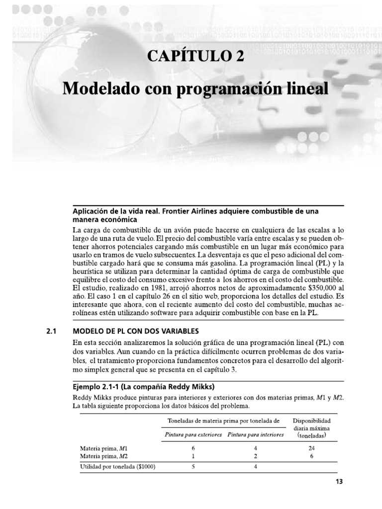 Modelado Con Programación Lineal | PDF