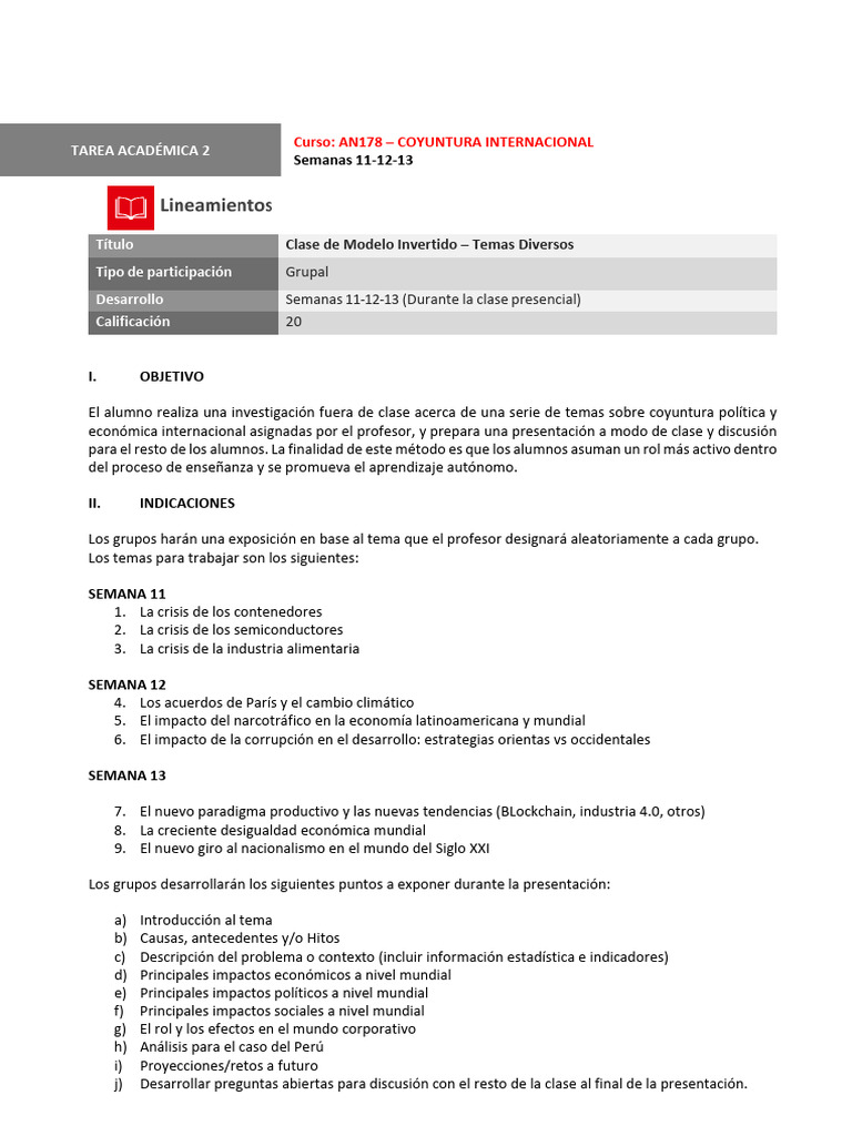 6.TA2 - Clase Invertida | PDF | Maestros | Cognición